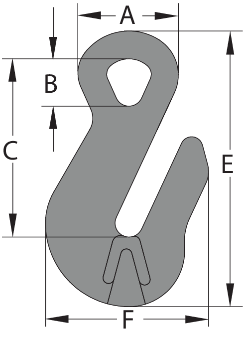 Eye Cradle Grab Hook Crosby A-1348 | Traction Levage