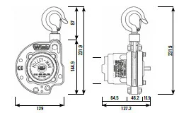 PULLEY-MAN portable miniwinch 300kg | Traction Levage