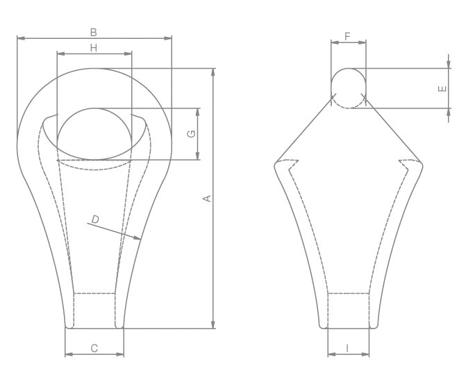 Rope Pear Socket Nemag, quick release link | Traction Levage
