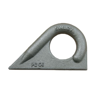 L type weld-on pad eye | Traction Levage