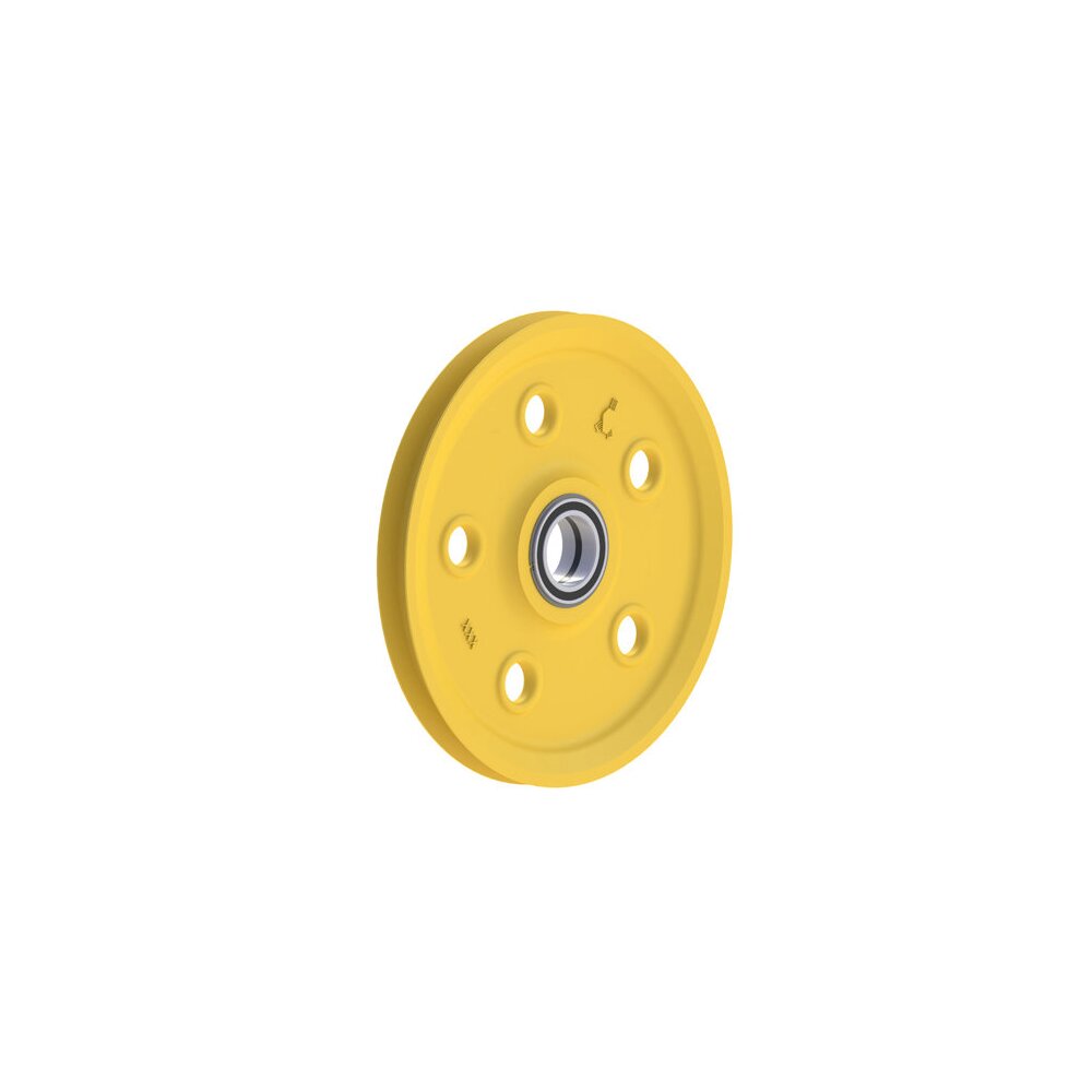 Cast steel Sheave with Cylindrical Roller Bearing | Traction Levage