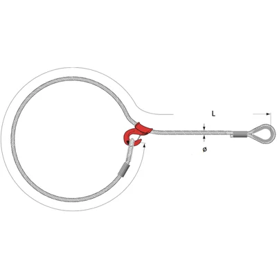 Wire Rope Sling - Choker | Traction Levage