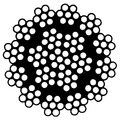 Steel Wire Rope 19x7 (Semi-rotation resistant) | Traction Levage