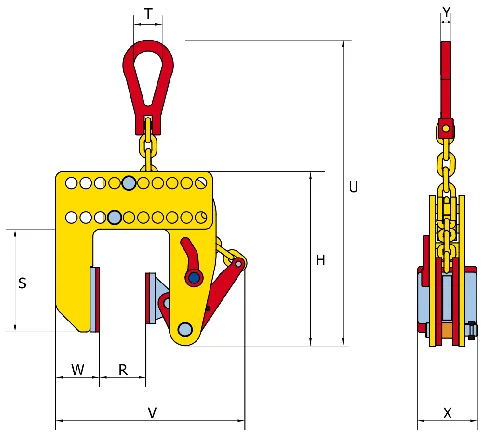 Lifting clamp TNMK | Traction Levage