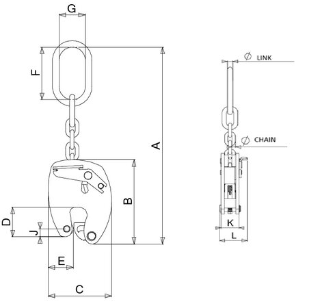 Multi-Position Lifting Clamp KS | Traction Levage