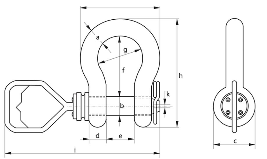 ROV Shackles P-5361D | Traction Levage