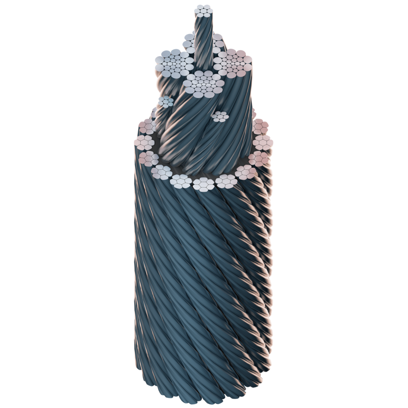 Verotop E Steel Wire Rope Rotation Resistant | Traction Levage